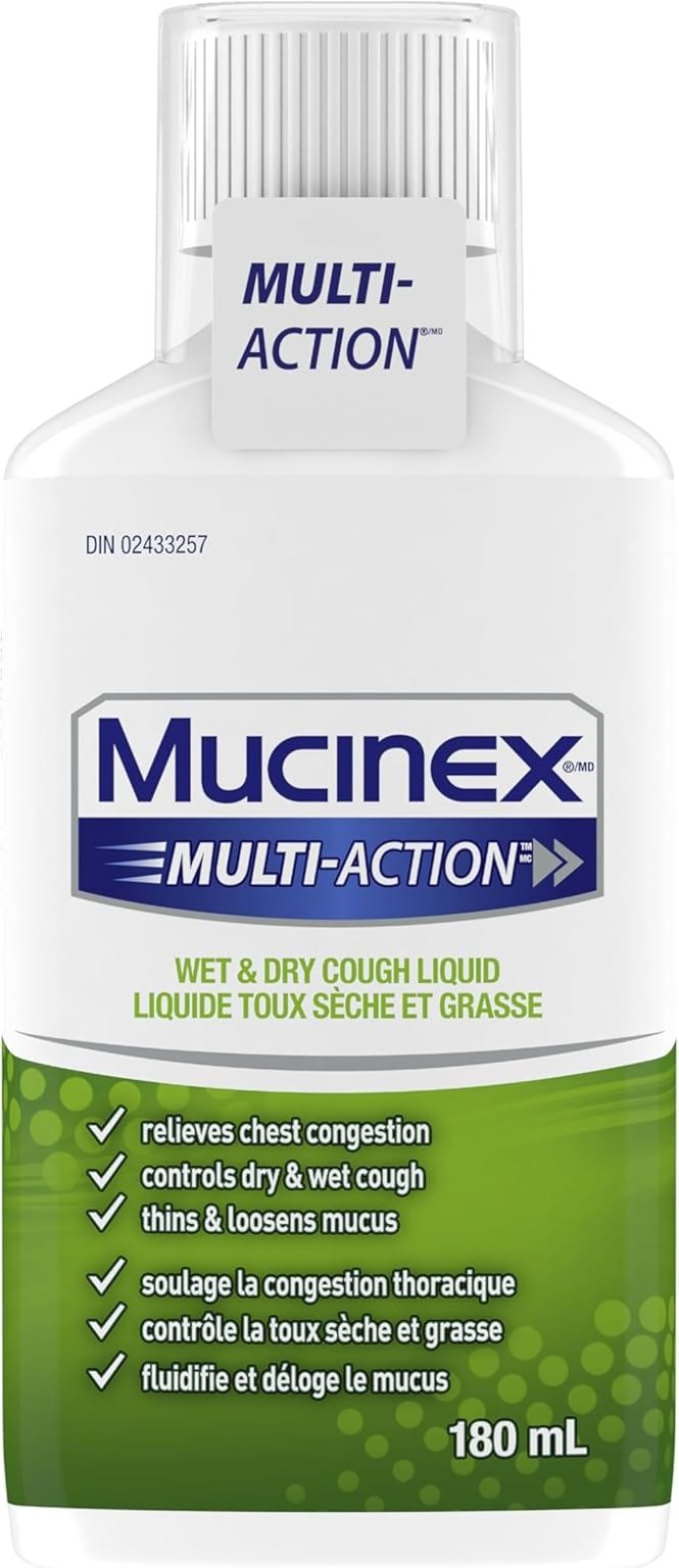 Mucinex Multi-Action Wet & Dry Cough Liquid - Medispress