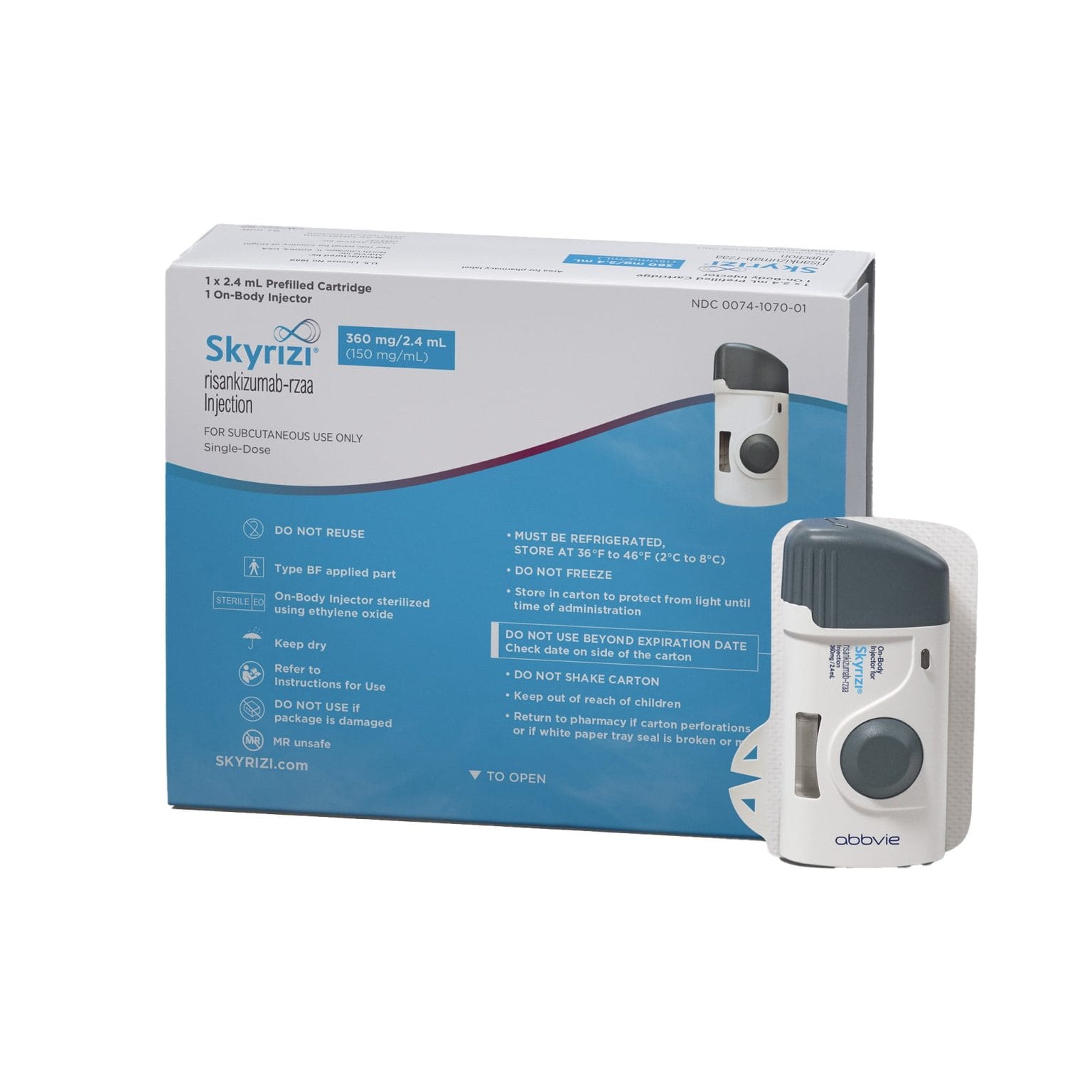 Skyrizi Pre-fill Cartridge w/ Injector - Medispress